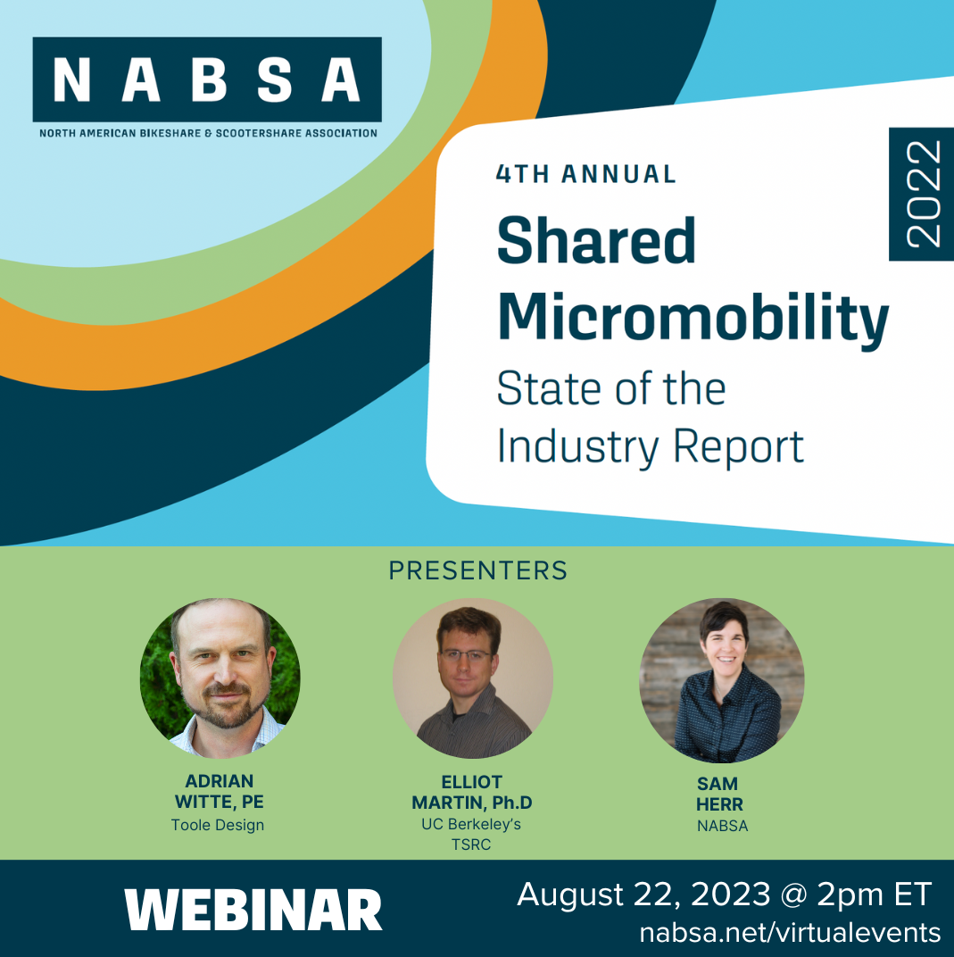 Public Webinar Recap: 2022 State of the Industry - North American Bikeshare & Scootershare ...